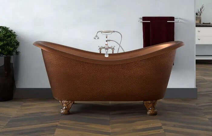 Top 5 Copper Clawfoot Bathtubs – Plus FAQ - Luxury Freestanding Tubs