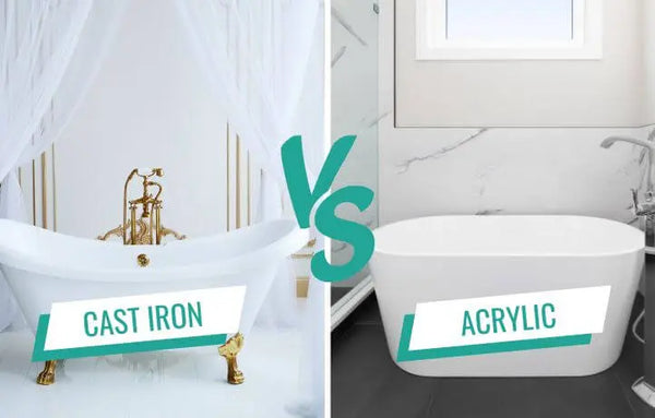Cast Iron vs Acrylic Tub: 5 Key Differences to Consider Before Buying ...
