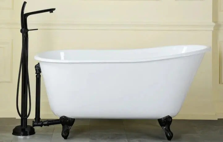 Clawfoot Tub with Black Feet: The Perfect Vintage Touch for Bathrooms ...