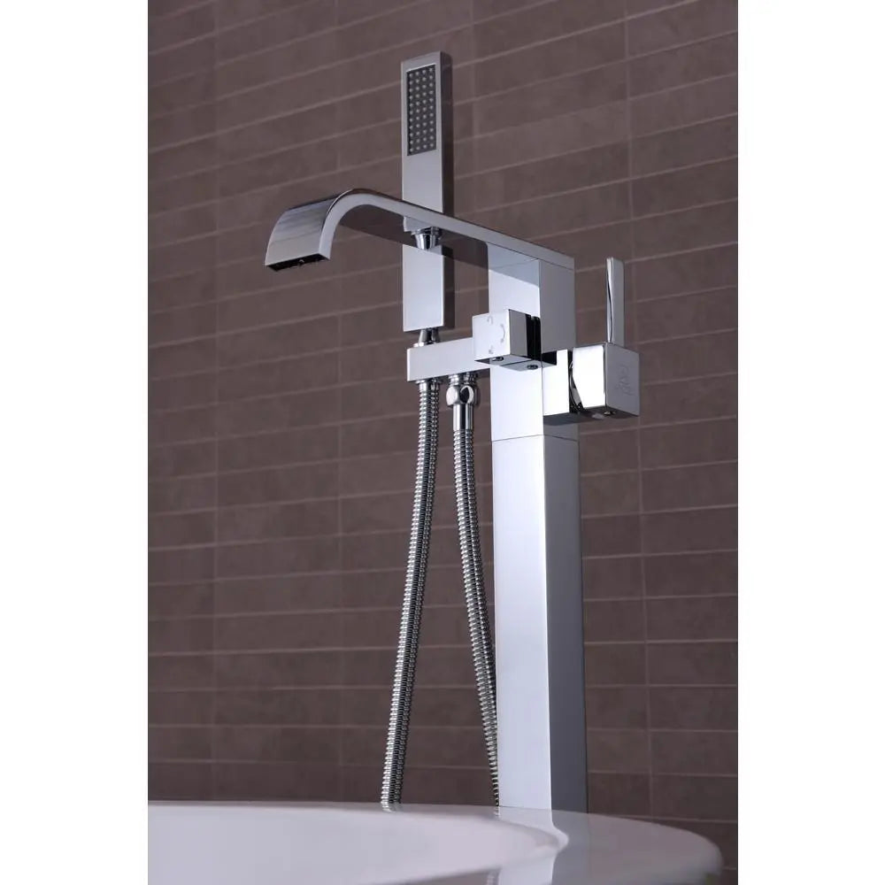 ANZZI Angel Series FS-AZ0044 2-Handle Claw Foot Tub Faucet with Hand S ...