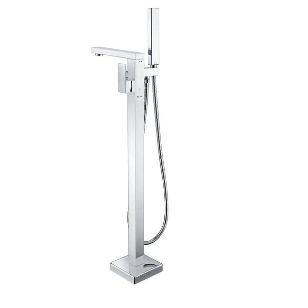 ANZZI Dawn Series FS-AZ0028 2-Handle Freestanding Claw Foot Tub Faucet ...