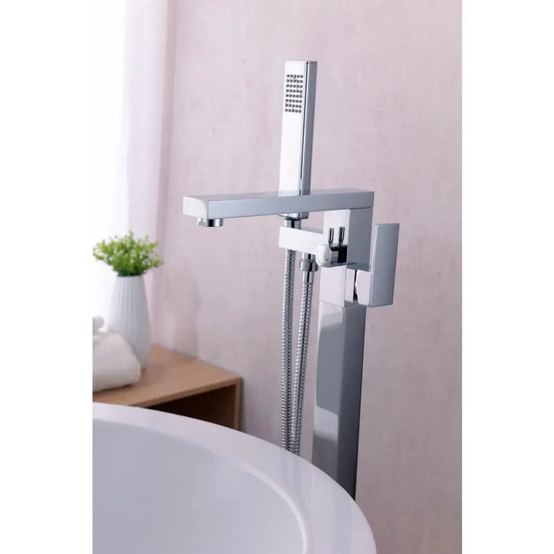 ANZZI Dawn Series FS-AZ0028 2-Handle Freestanding Claw Foot Tub Faucet ...