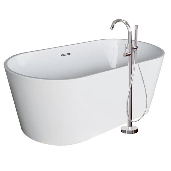 ANZZI Kros Series FS-AZ0025 2-Handle Freestanding Claw Foot Tub Faucet ...