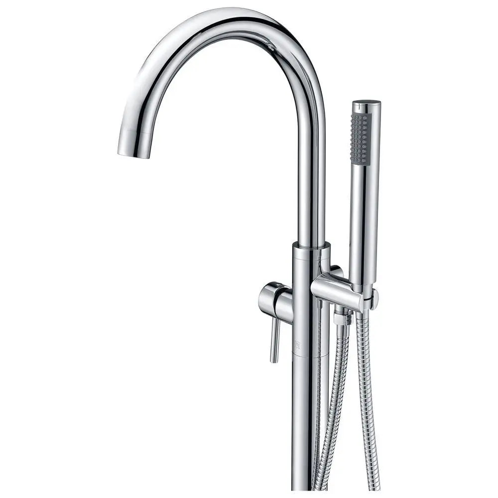 ANZZI Kros Series FS-AZ0025 2-Handle Freestanding Claw Foot Tub Faucet ...