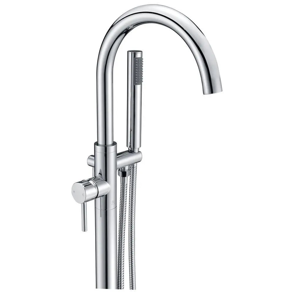 ANZZI Kros Series FS-AZ0025 2-Handle Freestanding Claw Foot Tub Faucet ...