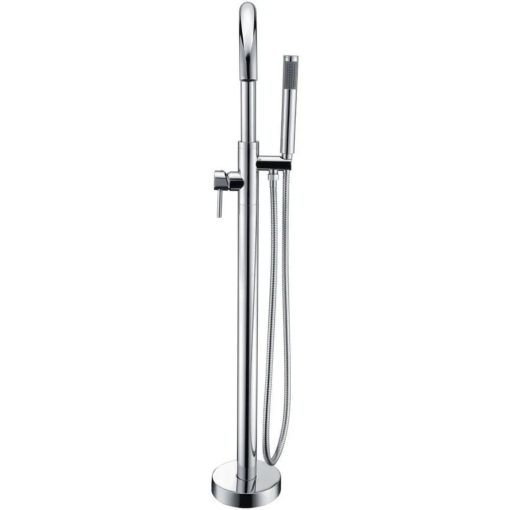 ANZZI Kros Series FS-AZ0025 2-Handle Freestanding Claw Foot Tub Faucet ...