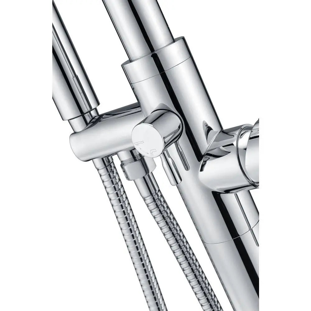 ANZZI Sens Series FS-AZ0026 2-Handle Freestanding Claw Foot Tub Faucet ...