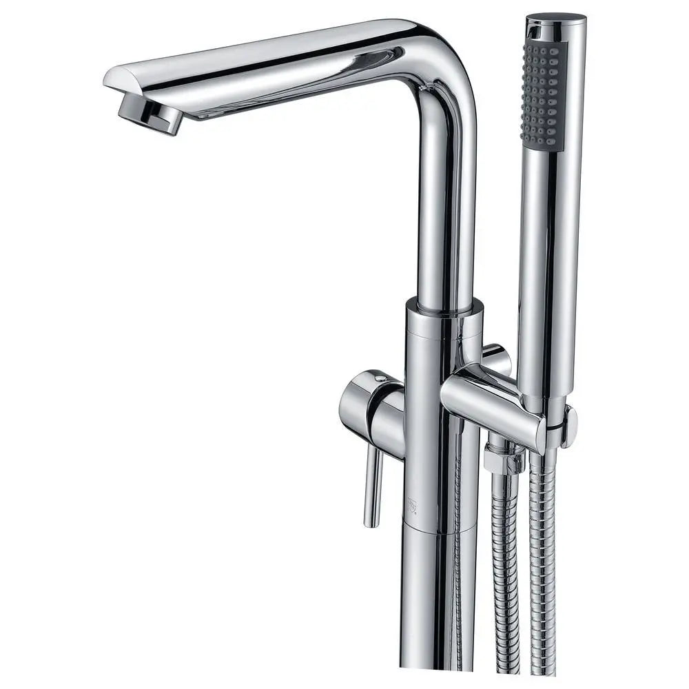ANZZI Sens Series FS-AZ0026 2-Handle Freestanding Claw Foot Tub Faucet ...