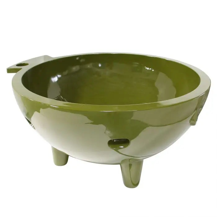 Alfi Brand FireHotTub Round Fire Burning Portable Outdoor Hot Bath Tub ...