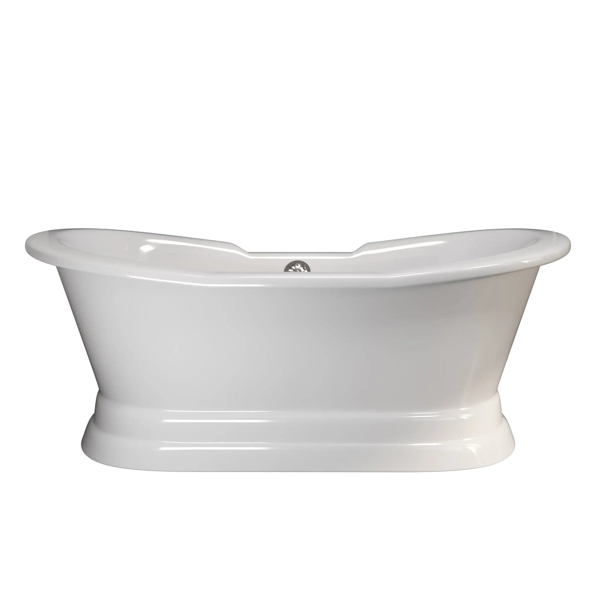 Cambridge Plumbing DES-PED Cast Iron Double Ended Slipper Tub 71" X 30 ...