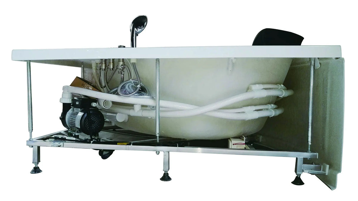 EAGO AM200 5' Rounded Modern Corner Whirlpool Bath Tub - Buy Now ...