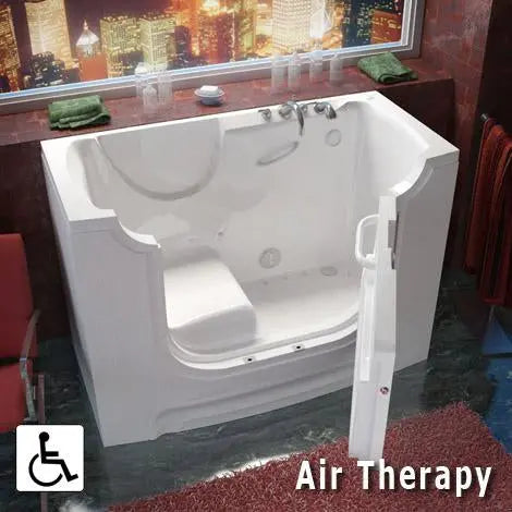 MediTub 3060WCA Series 30 x 60 Gelcoat Fiberglass Wheelchair Accessibl ...